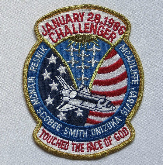 STS-51L Challenger Memorial patch | Space Patch Database