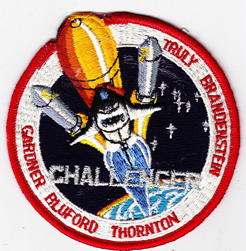 STS-8 - A-B Emblem | Space Patch Database